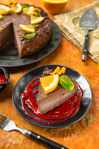 Orange Chocolate Mousse Torte - Chef AJ